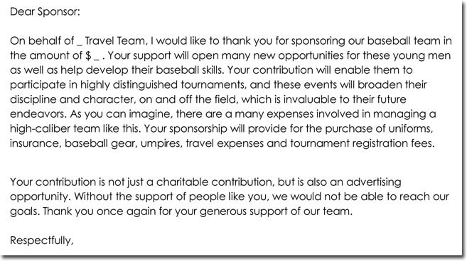 15+ Sponsor Thank You Letter Templates, Samples and Examples 15+ Sponsor Thank You Letter Templates, Samples and Examples
