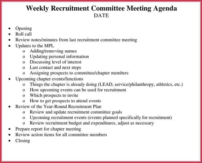 Weekly Meeting Agenda Template - 9+ Samples, Formats in Word, PDF Weekly Meeting Agenda Template - 9+ Samples, Formats in Word, PDF