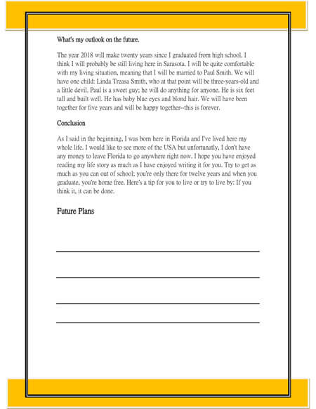 Writing Your Own Biography Template 8 Best Images Of Printable