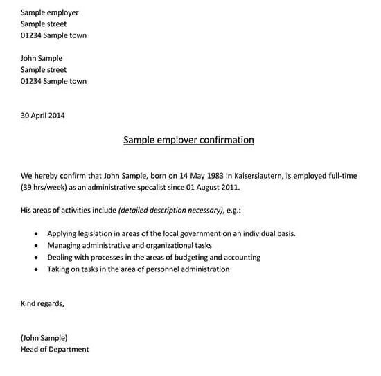 Audit Confirmation Letter Template Samples Letter Template Collection