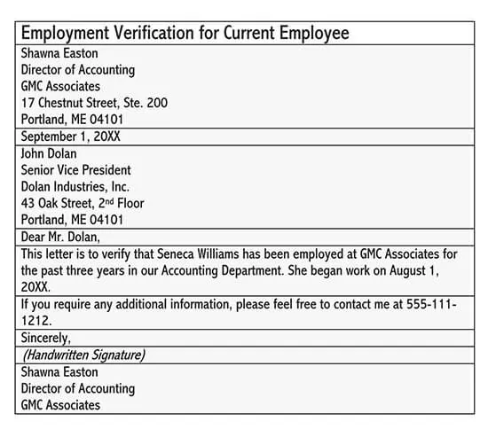 14 Employment Verification Letter Examples Pdf Doc Examples