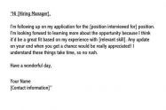 11 Follow-up Email Samples (No Response After Interview)