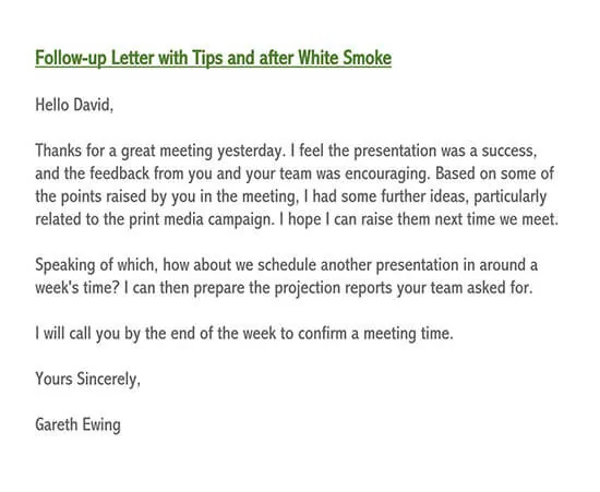 Follow Up Letter After Meeting Follow Up Meetings MeetingKing 2