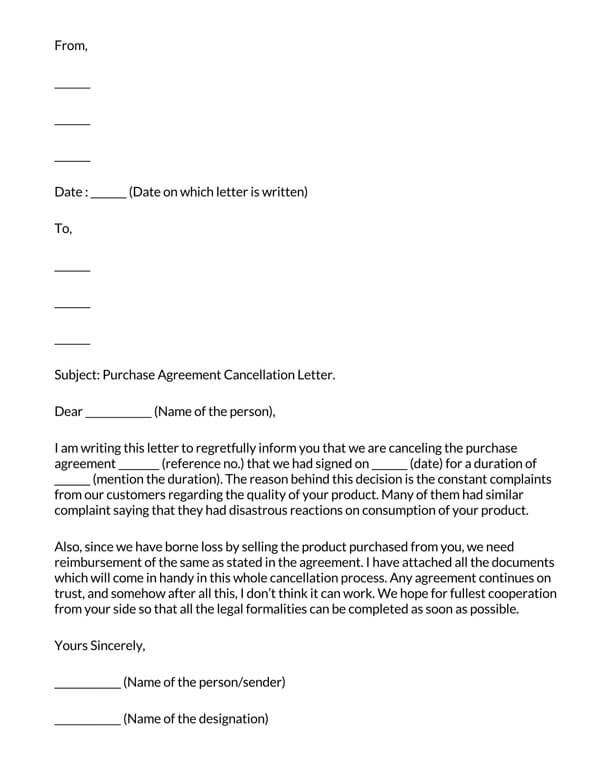 Real Estate Termination Of Contract Letter at Dennis Raleigh blog