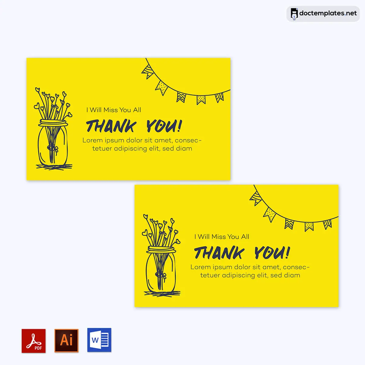 Free 9 Sample Thank You Note Templates In Ms Word Pdf