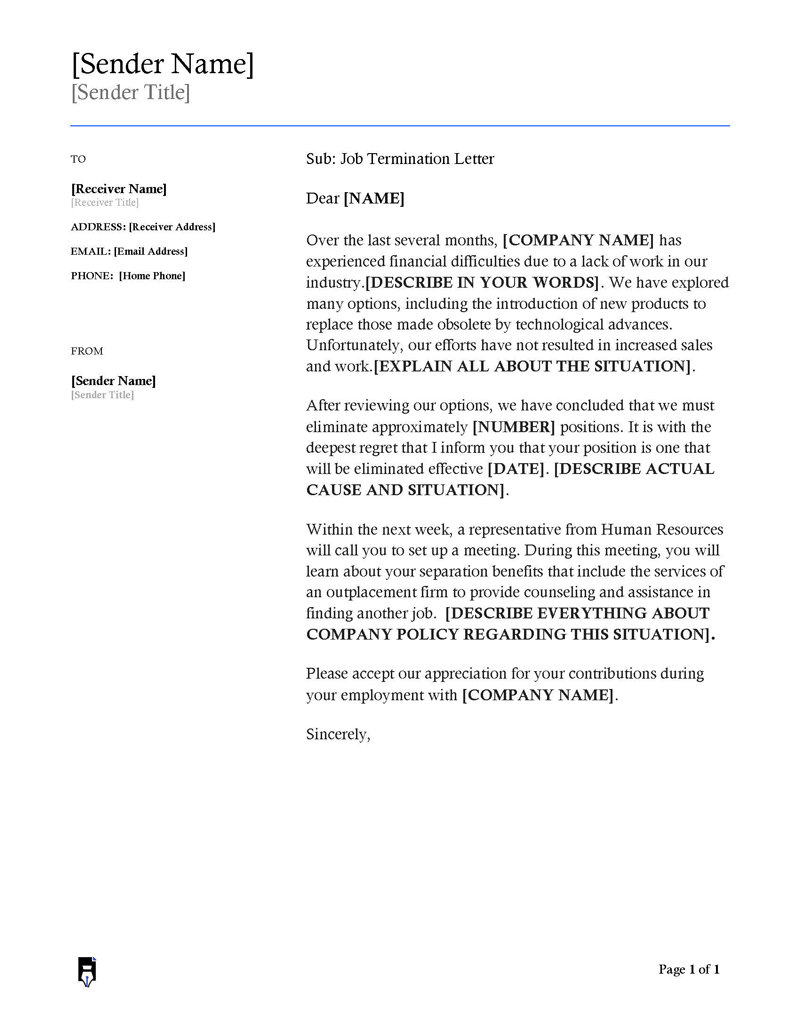 Job Termination