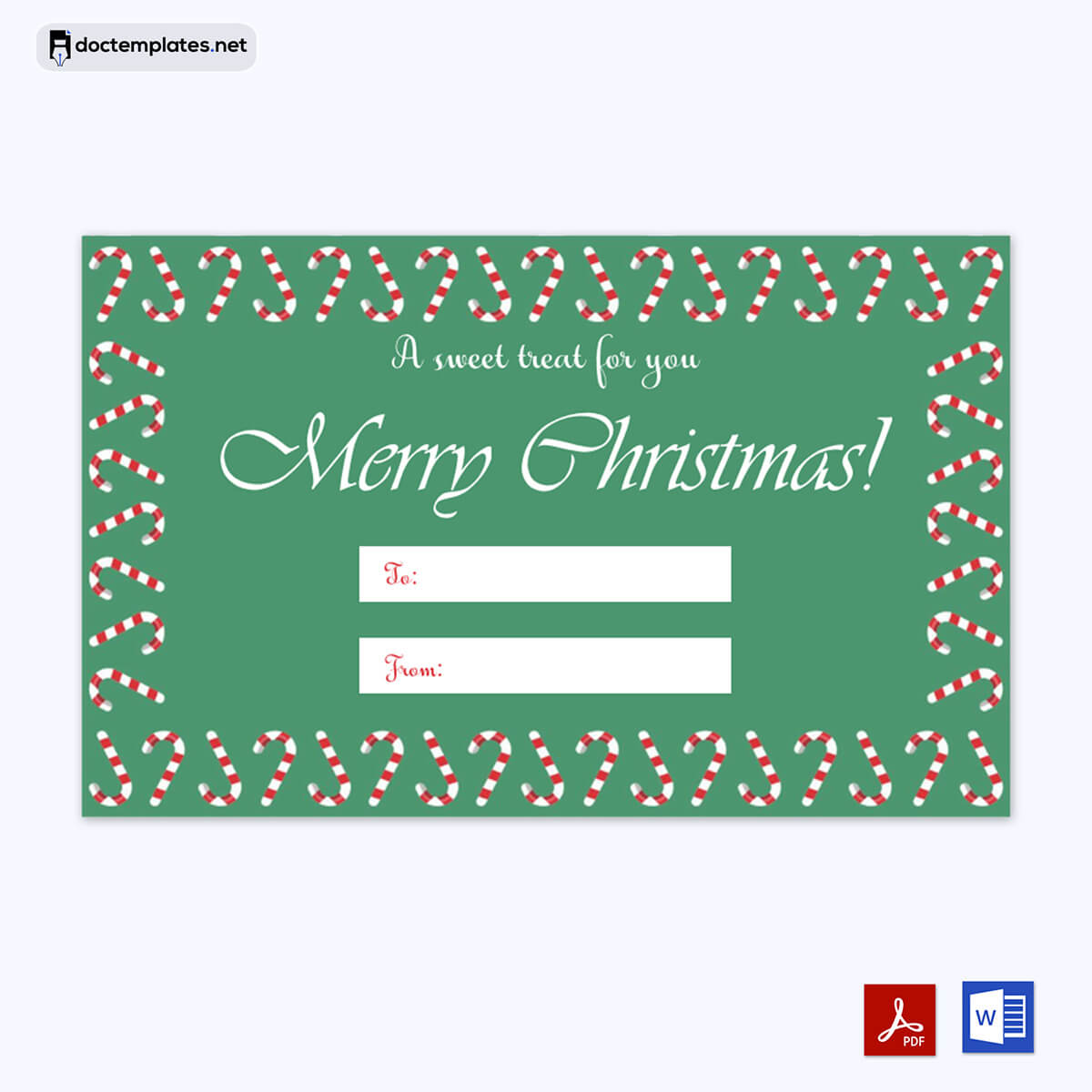 16 Christmas Gift Tag Templates (Editable)